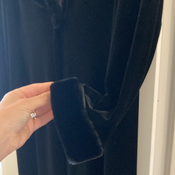 JS Collections | Jackets & Coats | Vintage Velvet Long Coat | Poshmark